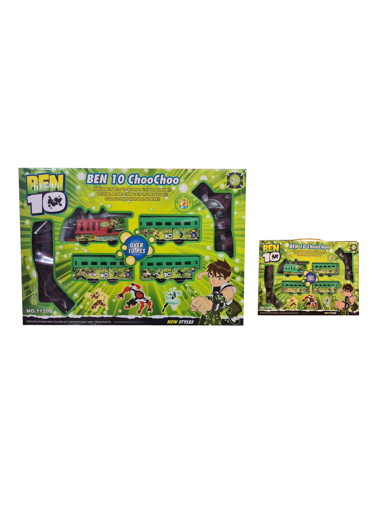 BEN 10 Train Play Set Ben 10 Battery Operated MultiColour Randomly ...