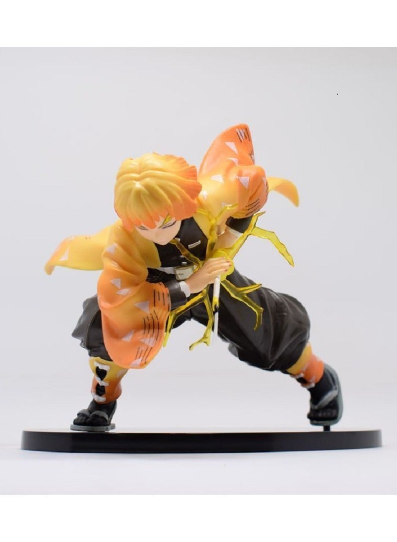 HALAMODO Battle Pose Zenitsu Agatsuma Handmade Figure Model Display ...