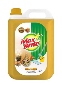 Max Brite Disinfectant Floor Cleaner Spray Oud Fragrance 5 Litre UAE ...