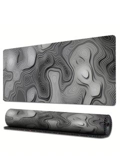 Generic 3D terrain map mouse pad off-white gaming mouse pad XL mouse ...