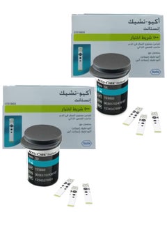 Roche 2 Pack of Original Accu Chek Instant Test Strip Set 100 Test KSA ...