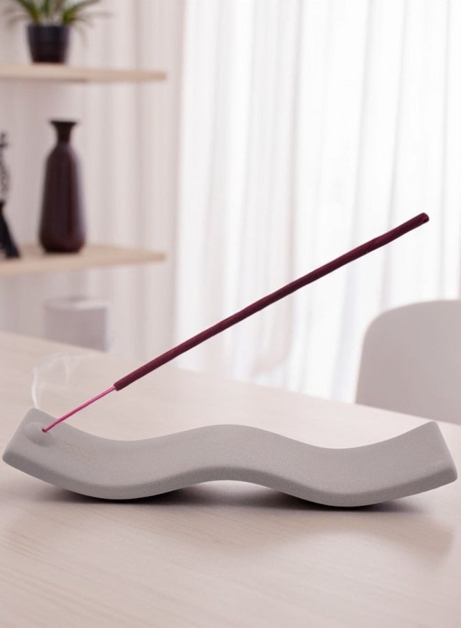 Zence Design Ceramic Incense Stick Holder in Grey, for counters ...