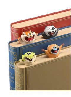 LKTOCAFT 4 PCS 3D Animal Bookmarks, Fun Kids Book Marks, Crocodile ...