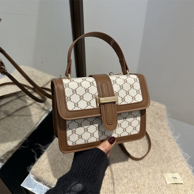 Generic Contrast Color Casual Elegant Crossbody Bag 2025 Early Spring ...
