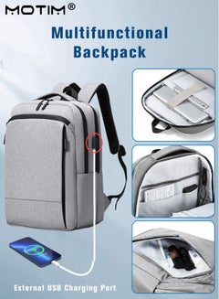 Motim Travel Laptop Backpack Business Anti Theft Slim Durable Laptop ...