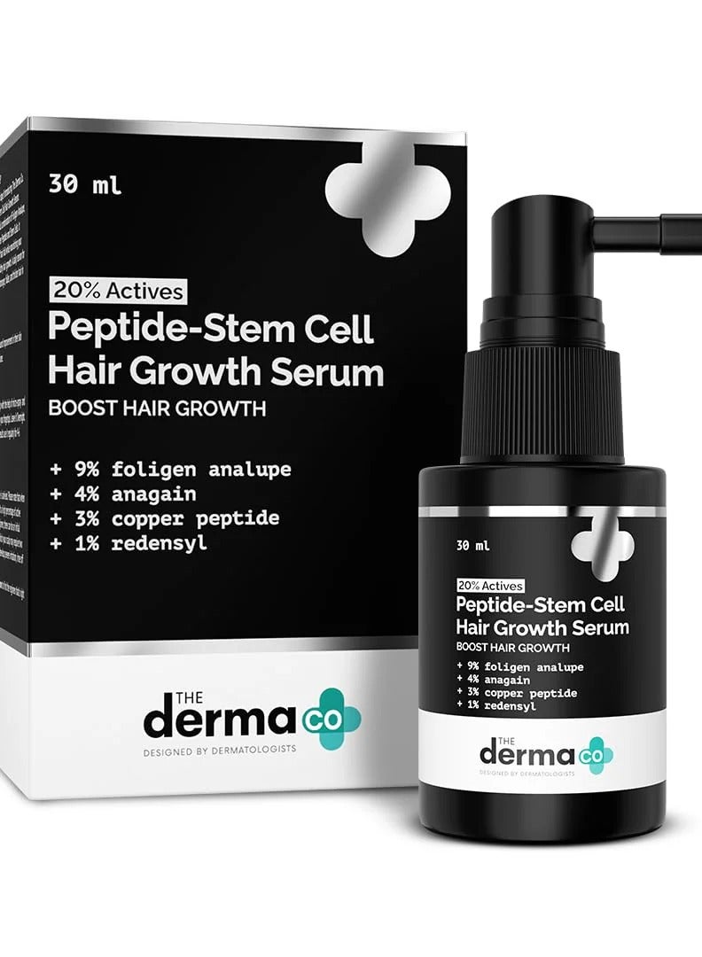 Derma Color The Derma Co 20% Actives Peptide Stem Cell Hair Growth ...