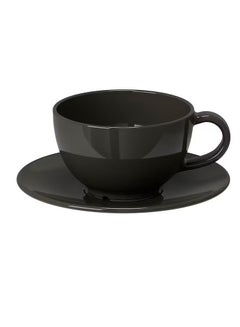Generic Teacup with saucer, dark grey26 cl | Best Price UAE | Dubai ...