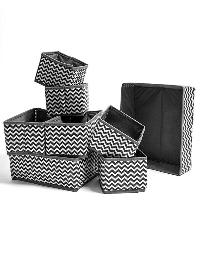 BOUND MOAT 8- Piece Cloth Drawer Storage Underwear Organizer Dividers ...