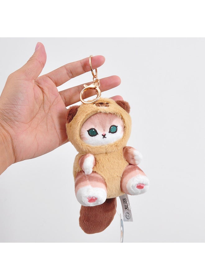 Generic Authentic Mofusand Cat Fusandi Shark Cat Cross-Dressing Long ...