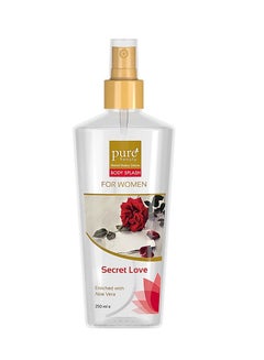Pure Beauty Body Splash Secret Love For Women 250ml KSA | Riyadh, Jeddah