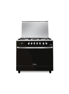 Fresh Hammer Touch Freestanding Digital Gas Cooker, 5 Burners, Black ...