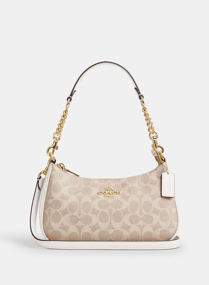 coachoutlet Coach Teri Shoulder Bag In Signature Canvas | Best Price ...