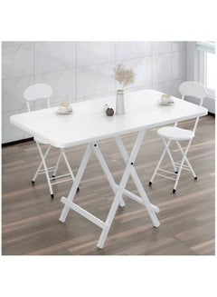JANTENS Folding Table and 2 Chairs Set- No Assembly Required, 3 Pieces ...
