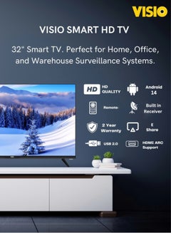 Visio VISIO 32 INCH HD SMART TV ANDROID 14 TV | Best Price KSA | Riyadh ...