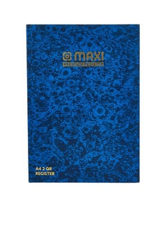 Maxi MAXI REGISTER BOOK A4 2QR 60GSM 96 SHEETS, MX-A42QR UAE | Dubai ...