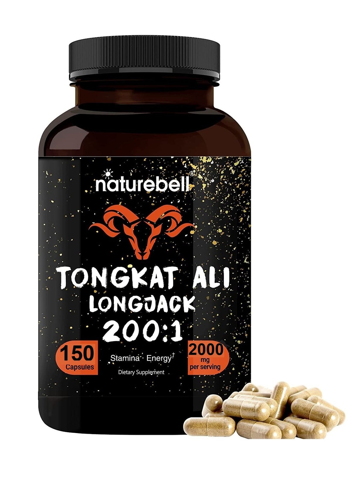 NatureBell Tongkat Ali Complex 2000mg - 150 Capsules | Best Price KSA ...