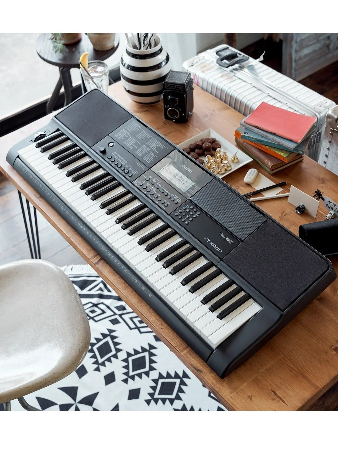 CASIO CT-X800 Digital Musical Piano Keyboard - 600 Tones - 195 Rhythms ...