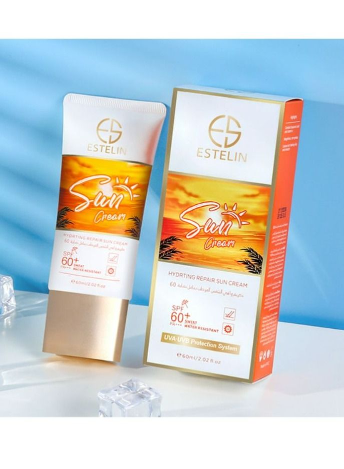 ESTELIN Hydrating Repair Sun Cream Spf 60+ Multicolour 60ml | Best ...