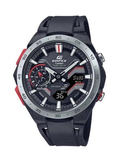 CASIO Edifice Analog-Digital Rubber Strap Men's Watch ECB-2200P-1ADF ...