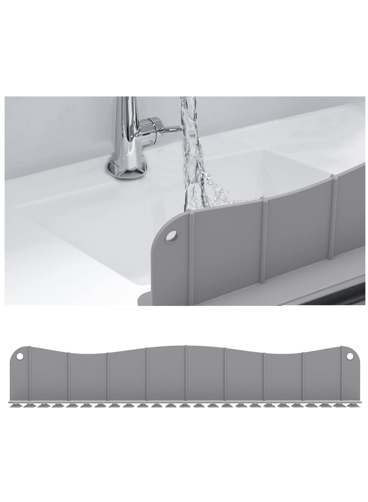 Oasisgalore Silicone Sink Splash Guard Water Splash Guard for Kitchen ...