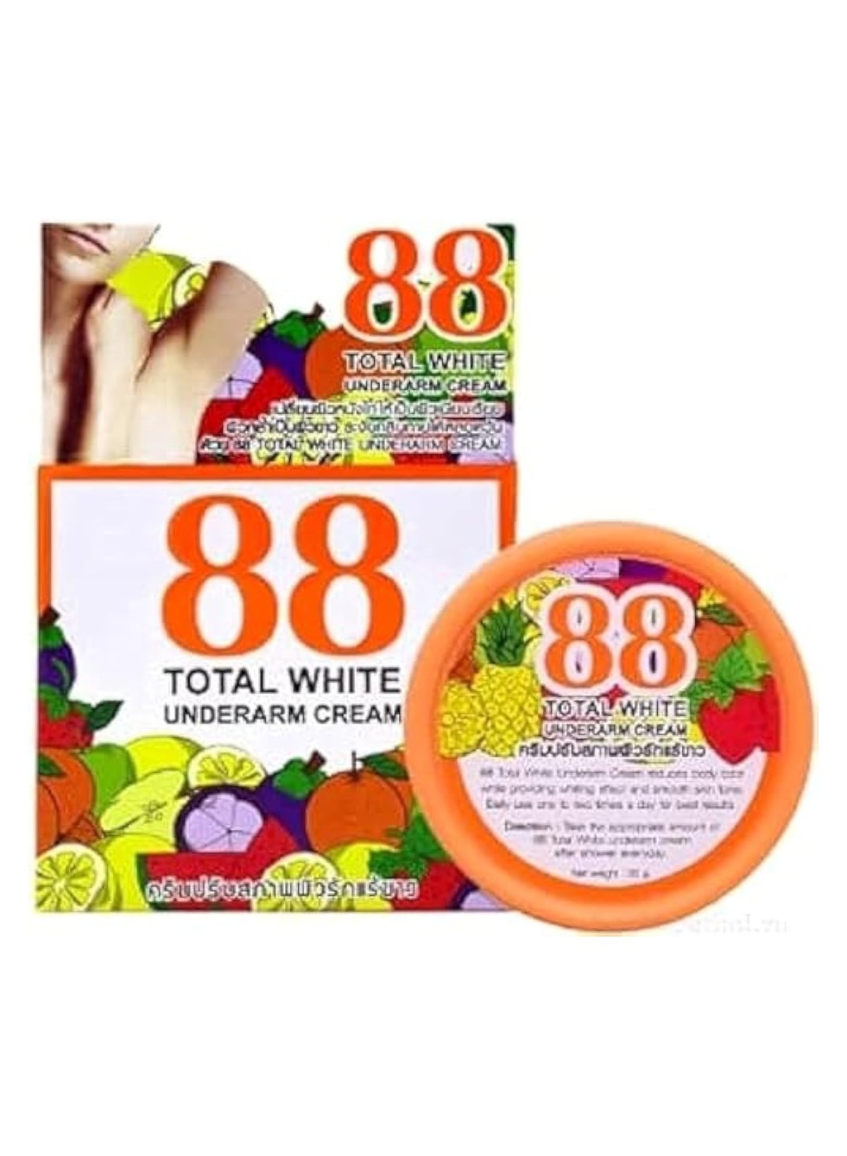 888 TOTAL WHITE 88 Total White Underarm Cream 35g | Best Price UAE ...
