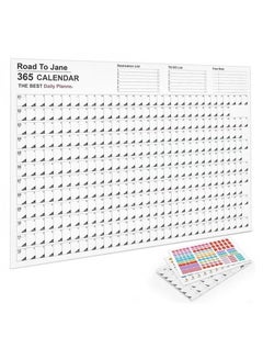 Generic 2025 365 Days Calendar Planner Sheet Wall Calendar Yearly Daily ...