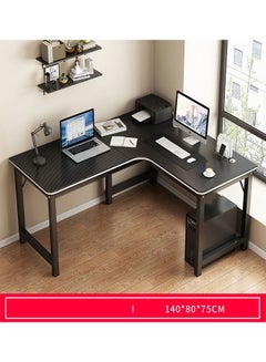 NKX L Shape Gaming Table Computer Desk with Large Monitor Stand and ...