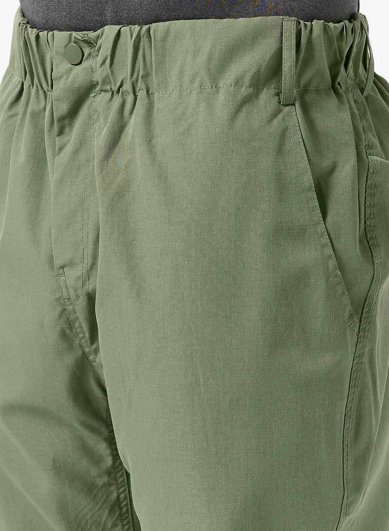 Seventy Five Green Emblem Design Relaxed Fit Pants for Men | Best Price UAE