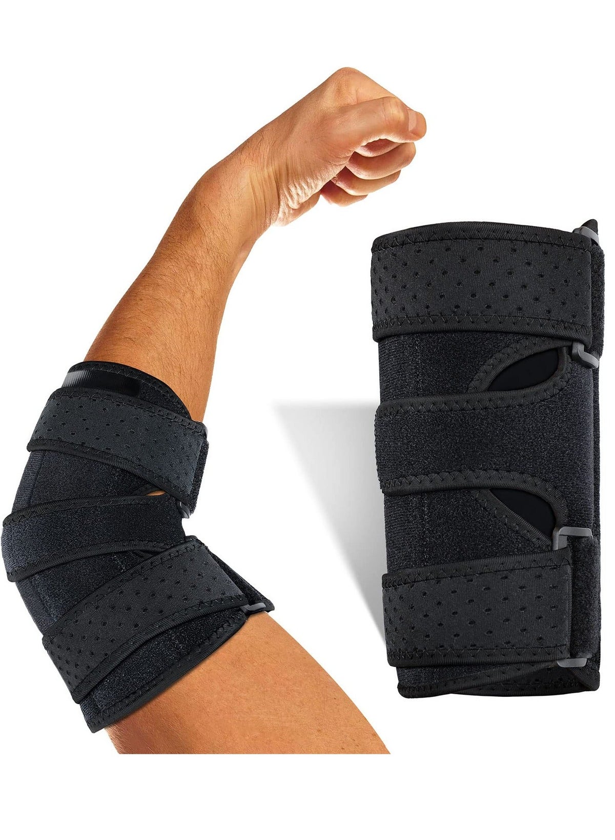 Generic Elbow Brace for Pain Relief, Elbow Splint Immobilizer for ...