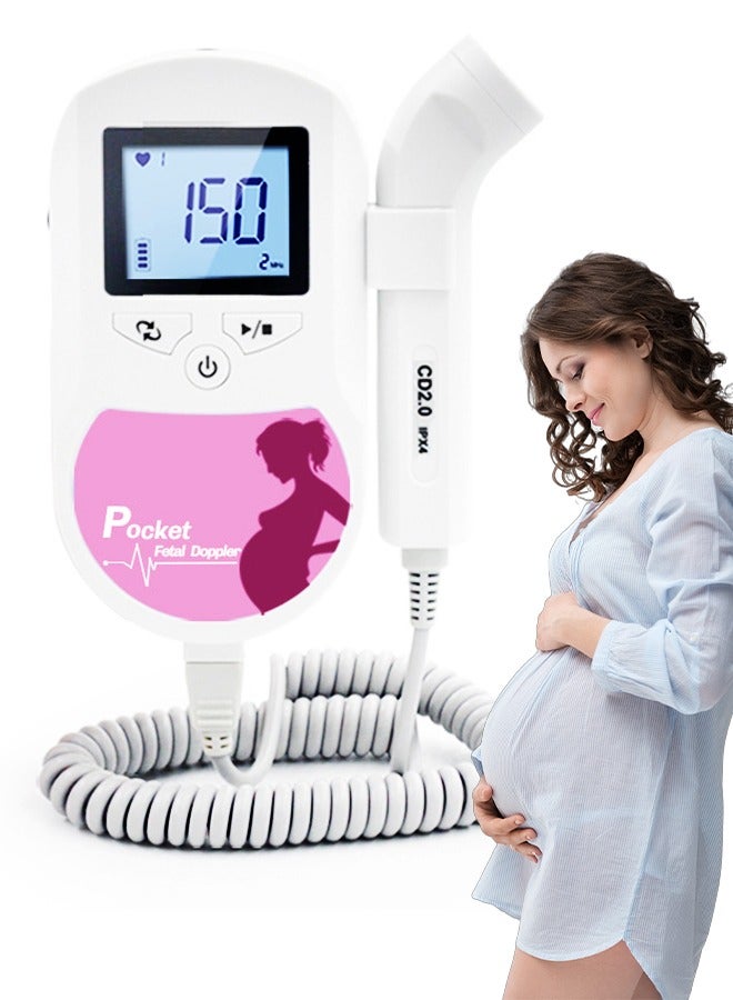 Generic Fetal Doppler Prenatal Pocket Digital Ultrasound Detector ...