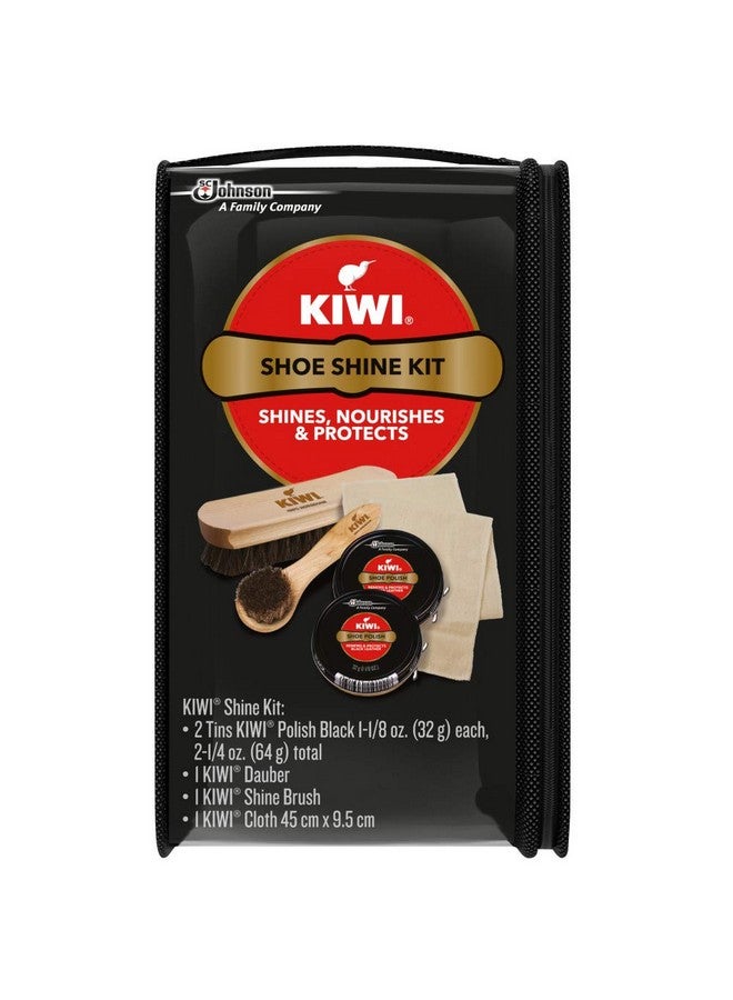 Kiwi KIWI Shoe Shine Kit, Black - Gives Shoes Long-Lasting Shine and ...