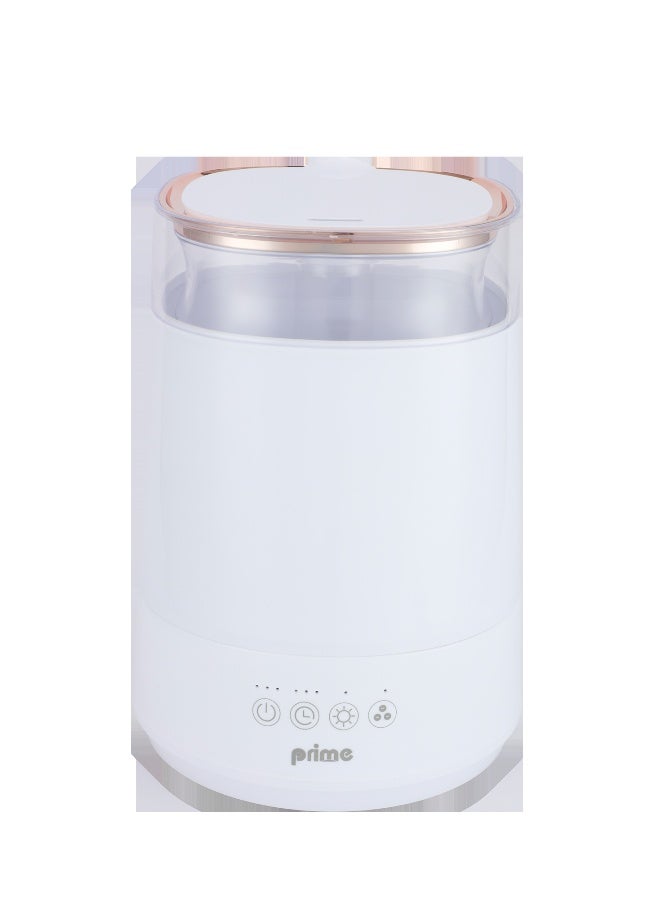 Prime Ultrasonic Humidifier 25W – 4L Capacity, Touch Panel, 2/4/8H ...