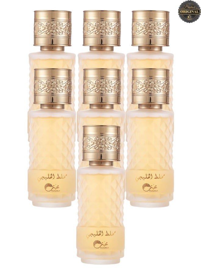Mahabbah 7 Pieces Mukhalat Khaleeji Perfume 100ml EDP | Best Price KSA ...