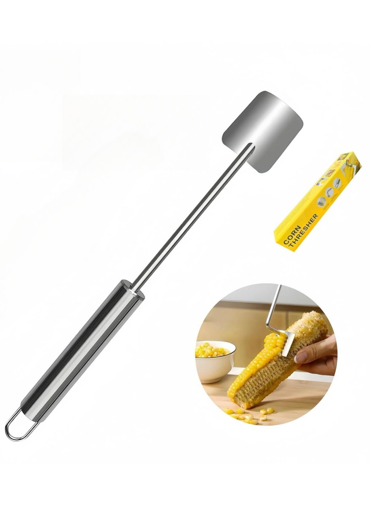 Generic Stainless steel Corn Thresher, Kitchen Gadget of Removes Corn ...