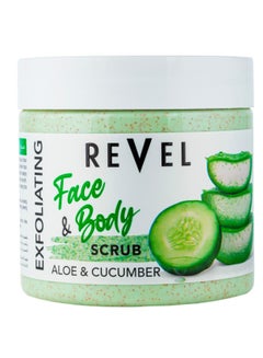 Revel Revel Beauty Care Aloe Vera & Cucumber Face & Body Scrub For Men ...