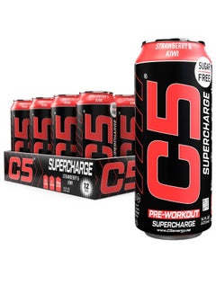 C5 Energy C5 Energy Drink Supercharge, Pre-Workout, 200mg Caffeine ...
