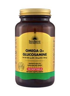 SUNSHINE Nutrition Omega 3+ Glucosamine 100 Softgels UAE | Dubai, Abu Dhabi
