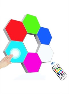 Cady One 6 Pieces Hexagon RGB Lights - Honeycomb Wall Lights, Upgrade ...
