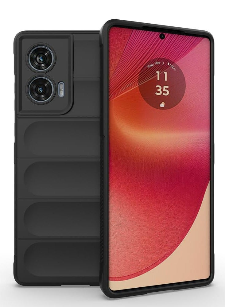 Generic Motorola Edge 50 Fusion Case Cover, Heavy Duty 3D Striped ...