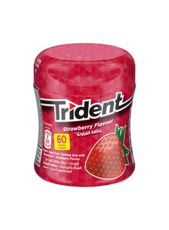 Trident Strawberry Chewing Gum Bottle - 60 Pcs Egypt | Cairo, Giza