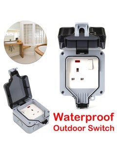 Generic Weatherproof Outdoor Sockets Waterproof Switched Power Socket ...