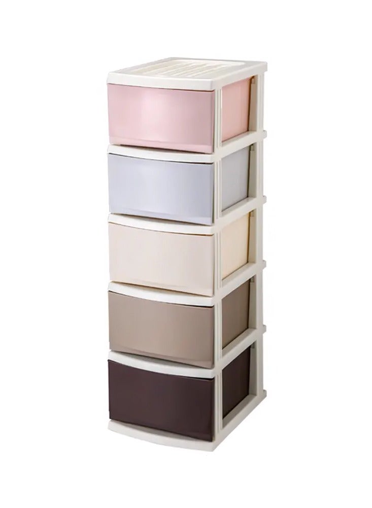 Extra 5-Layer Square Plastic Storage Drawers for Storing Children's ...