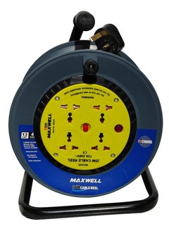 MAXWELL Maxwell Heavy Duty 13A Cable Reel Extension | 4 Universal ...