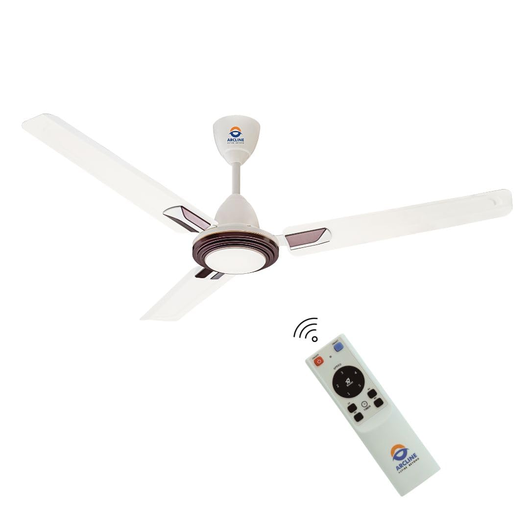 ARCLINE ARCLINE Ecotone 1200mm Ceiling Fan with Remote 5Star BEE rated ...