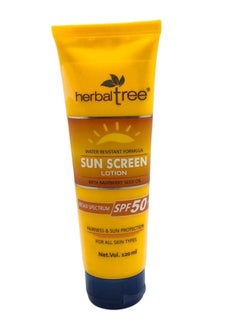 Herbal Tree Herbal tree Sunscreen Lotion SPF 50 | UVA & UVB Protection ...