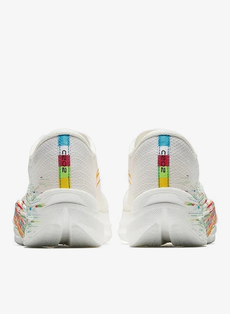 ANTA White/Neon Orange/Green C202 6Th Marathon Running Shoes | Nitrogen ...