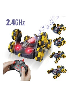 Hoshi RC Stunt Car, 6WD 2.4GHz Remote Control Toy Cars, 360° Rotating ...