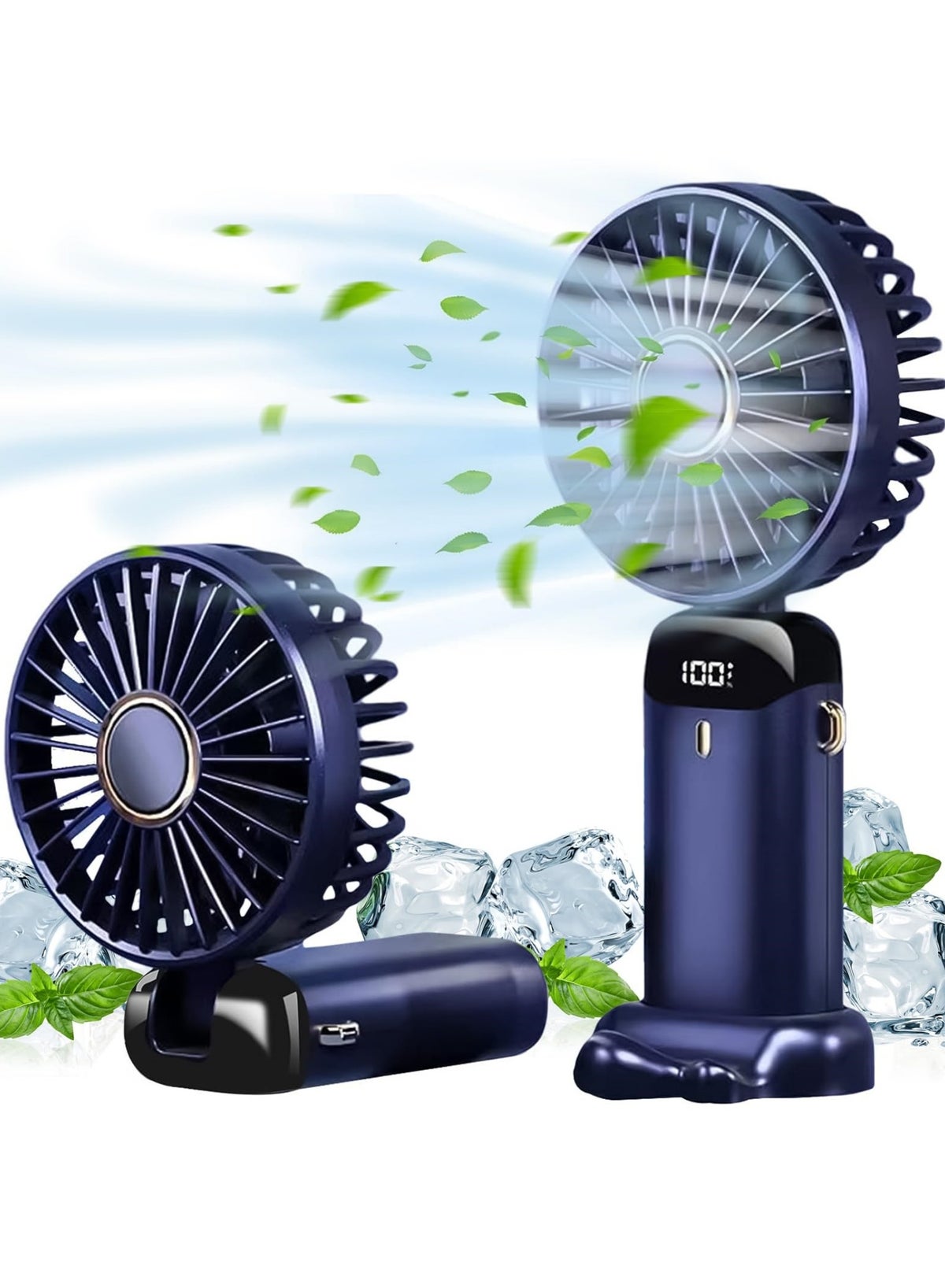 Generic Mini Fan Portable Handheld Fan, 6000mAh USB Rechargeable Small ...