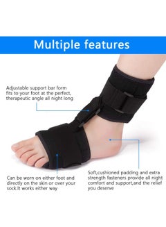 silvercnc Foot Drop Brace,Adjustable Foot Drop Orthosis Ankle Corrector ...