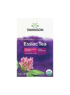 SWANSON Organic Essiac Tea, Caffeine Free, 4 Packets, 1 oz (28 g) Each ...
